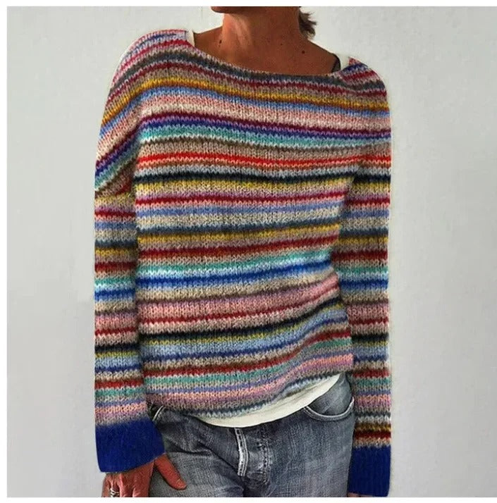 Brigitte | Printed Chic Sweater – Mila-Jade Boston